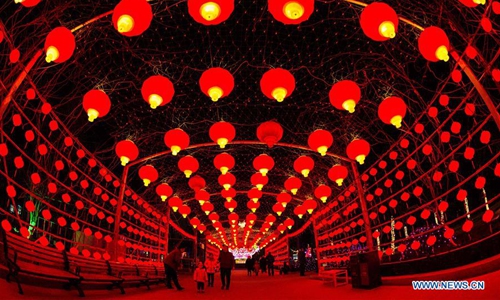 Lantern fair greeting upcoming Spring Festival held in Weifang City ...