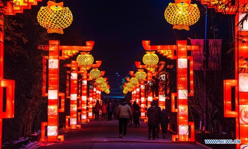 Lantern fair greeting upcoming Spring Festival held in Weifang City ...