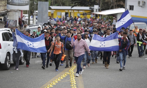 New migrant caravan from Honduras nears Mexico's southern border ...