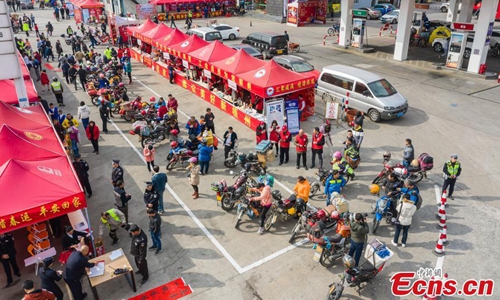 'Motorbike fleets' for Spring Festival reunion - Global Times