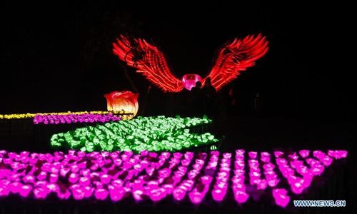 Lightopia Festival held in London, Britain - Global Times