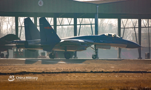 J-11 fighter jets in combat readiness - Global Times