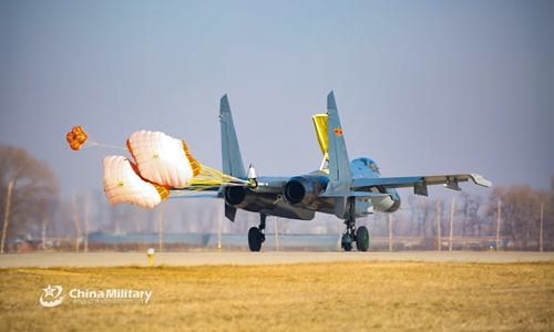 J-11 fighter jets in combat readiness - Global Times