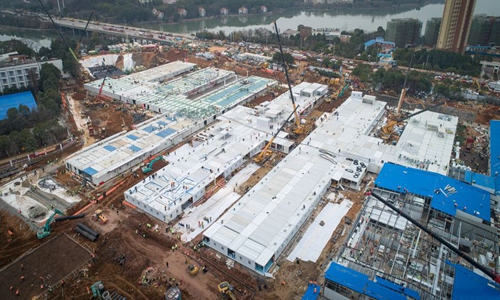 China builds new hospital in 10 days to combat coronavirus - Global Times