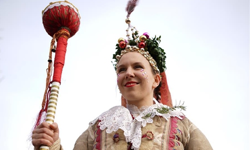 People attend celebration of Masopust in Roztoky - Global Times