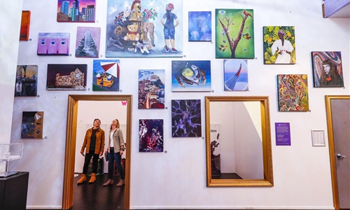 Creative art installations seen at Wndr Museum in Chicago - Global Times