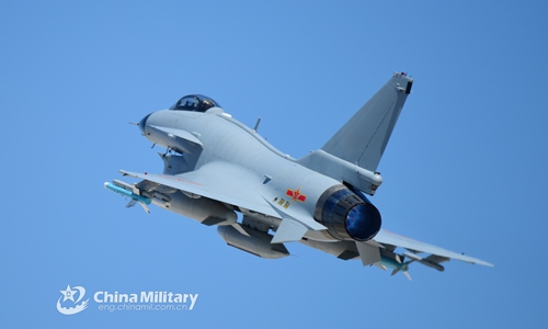 J-10 fighter jets soar into the air - Global Times