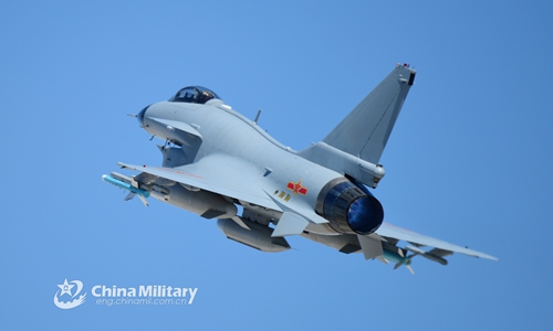 J-10 fighter jets soar into the air - Global Times