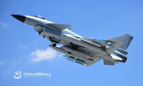 J-10 fighter jets soar into the air - Global Times