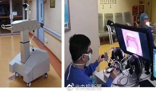 China develops intelligent robots for throat swab sampling of ...