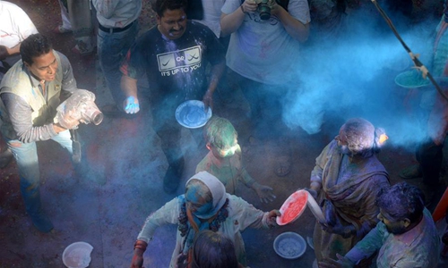 Hindu festival of Holi celebrated in Pakistan - Global Times
