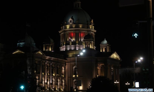Belgrade illuminates bridges, key buildings to show Serbia's gratitude ...