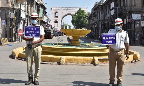 14-hour public curfew observed in India to combat COVID-19 outbreak ...