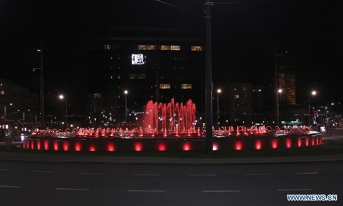 Belgrade illuminates bridges, key buildings to show Serbia's gratitude ...