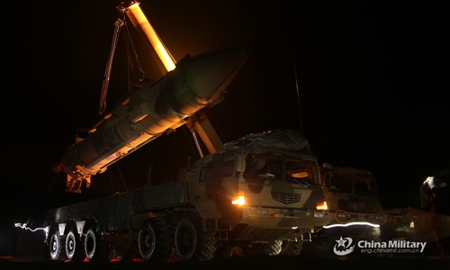 Rocket force busy in field training - Global Times