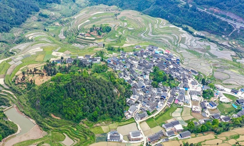 Scenery of Gaoyao terraced fields in Guizhou - Global Times