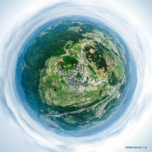 Scenery of Gaoyao terraced fields in Guizhou - Global Times
