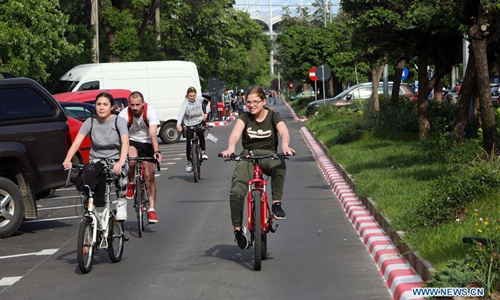 People's daily life in Bucharest, Romania - Global Times