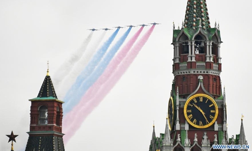 Russian defense minister watches V-Day air parade rehearsal - Global Times