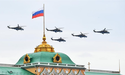 Russian defense minister watches V-Day air parade rehearsal - Global Times