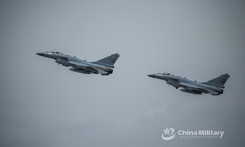 J-10 fighter jet fires rockets - Global Times