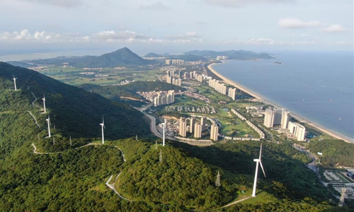 Aerial view of Hailing Island in Yangjiang, S China - Global Times