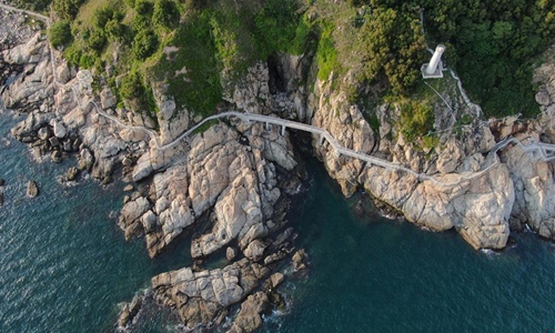 Aerial view of Hailing Island in Yangjiang, S China - Global Times