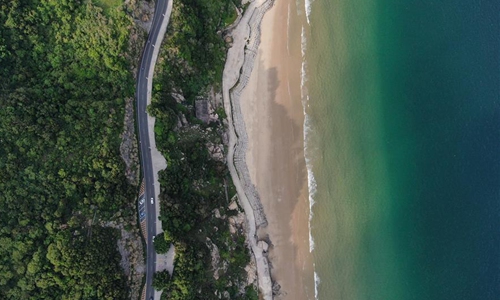 Aerial view of Hailing Island in Yangjiang, S China - Global Times