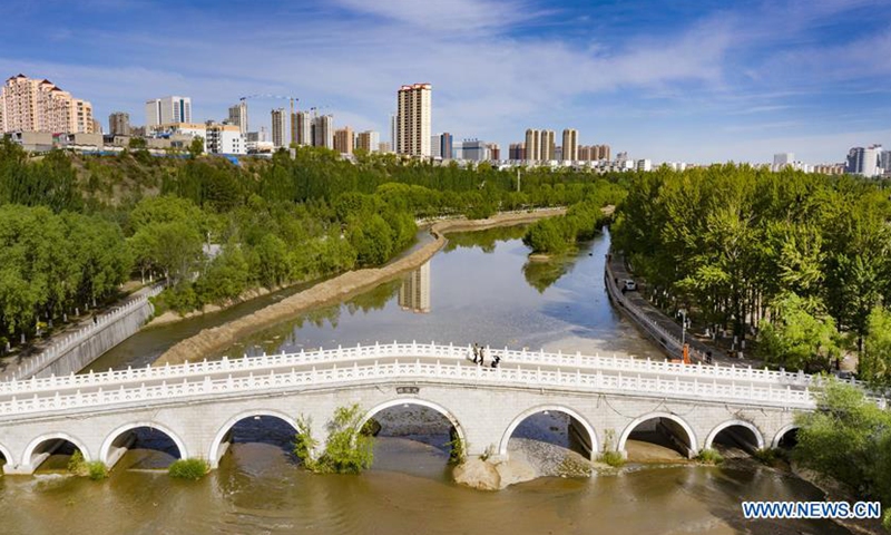Aerial view of Yulin, National Forest City - Global Times