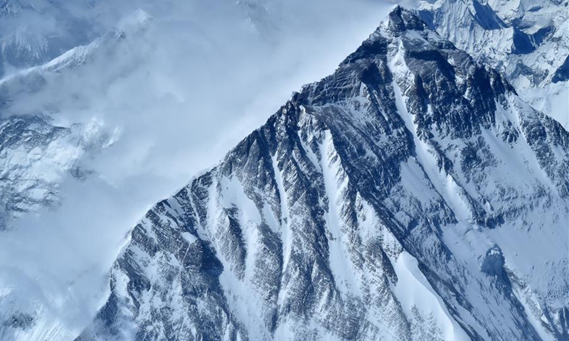 Aerial view of Mount Qomolangma - Global Times