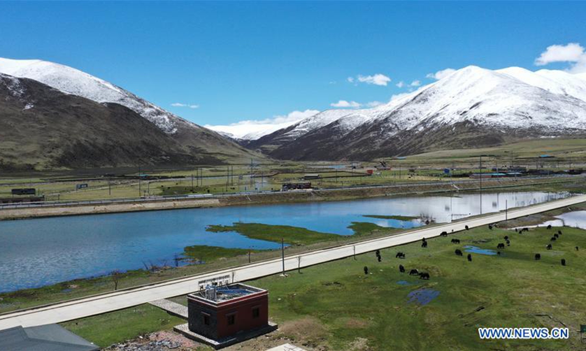 Aerial view of Litang County in southwest China's Sichuan - Global Times