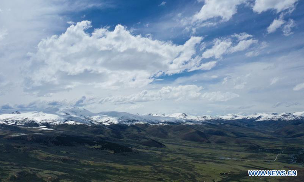 Aerial view of Litang County in southwest China's Sichuan - Global Times