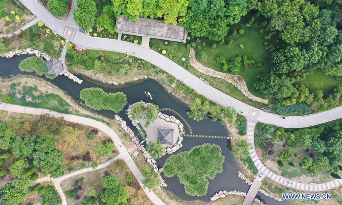 View of Yingzhou park in Hejian City, N China - Global Times