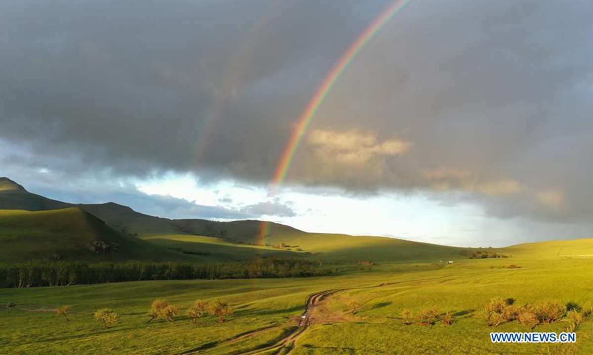 View of Ar Horqin grassland in Chifeng, Inner Mongolia - Global Times