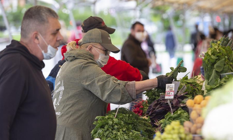 Street markets open for first time since lockdown in Moscow - Global Times