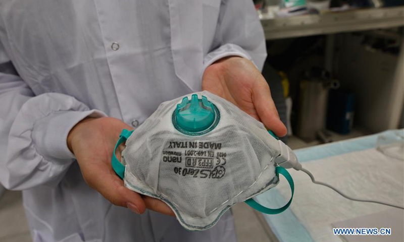 Israeli researchers develop reusable protective face mask - Global Times