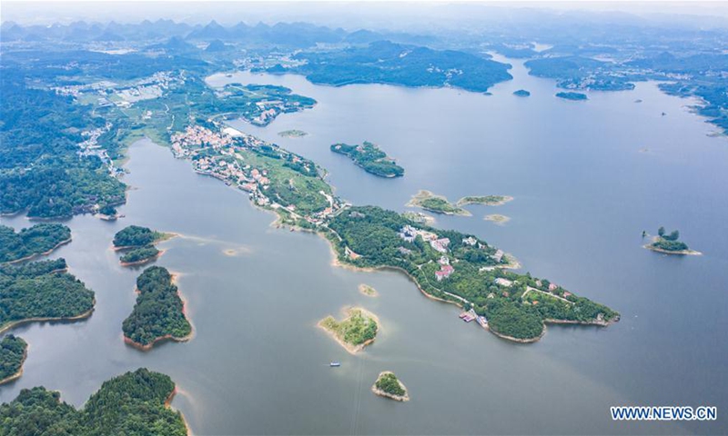 View of Hongfeng Lake scenic area in Guizhou - Global Times