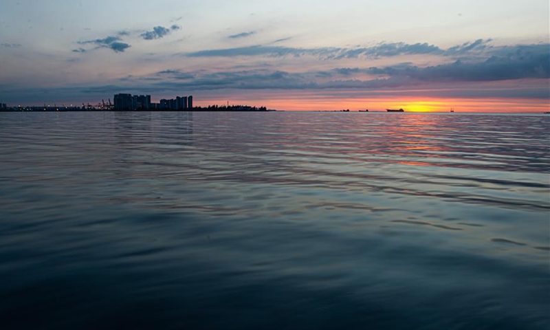 Sunset scenery after rainfall in Haikou, China's Hainan - Global Times