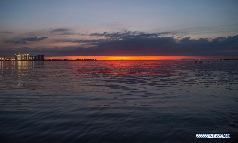 Sunset scenery after rainfall in Haikou, China's Hainan - Global Times