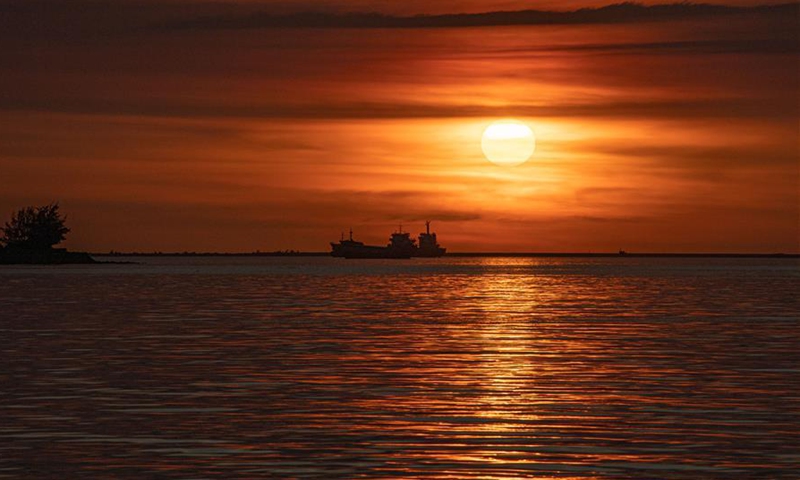 Sunset scenery after rainfall in Haikou, China's Hainan - Global Times