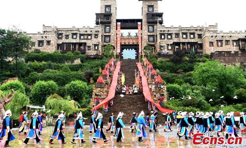 Traditional gate-opening ceremony held in Sichuan - Global Times