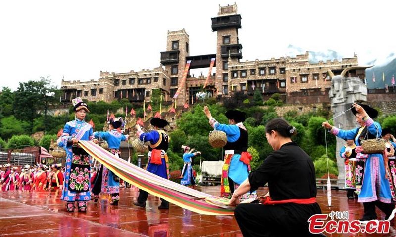 Traditional gate-opening ceremony held in Sichuan - Global Times