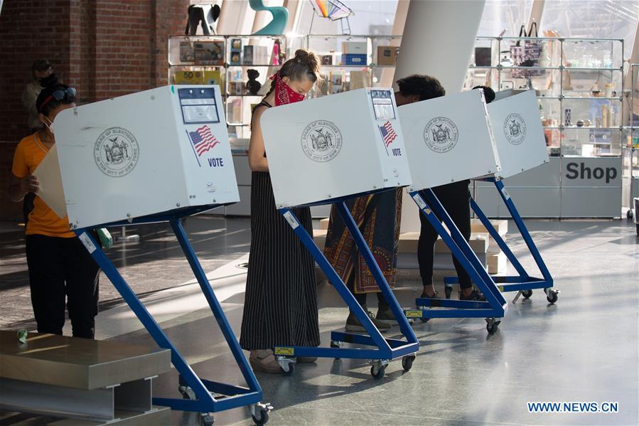 New York holds 2020 primary elections - Global Times