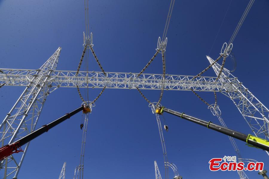 China's first ultra-high voltage transmission line for clean energy ...