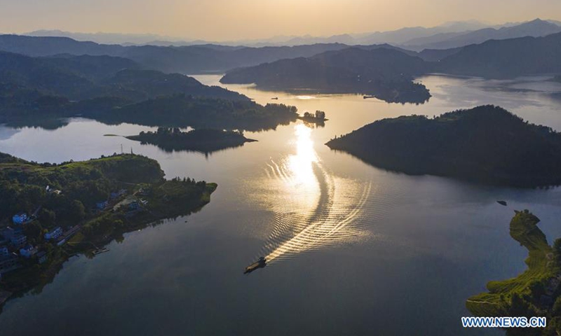 Scenery of Yinghu Lake Scenic Spot in Ankang, Shaanxi - Global Times