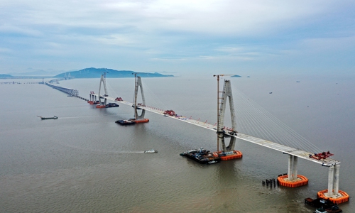 Zhejiang bridge project achieves smooth closure - Global Times