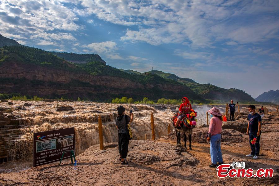 Yellow River's Hukou Waterfall returns to full force - Global Times