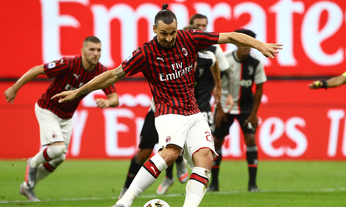 Zlatan lifts AC Milan - Global Times