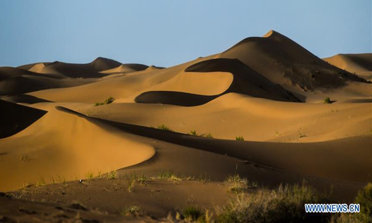 Scenery of Tengger Desert in Inner Mongolia - Global Times