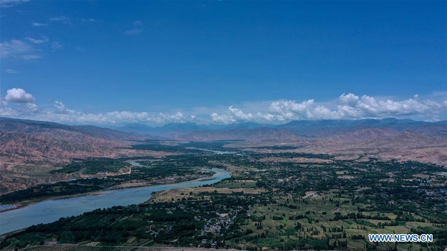 Landscape along Yellow River in Haidong, Qinghai - Global Times